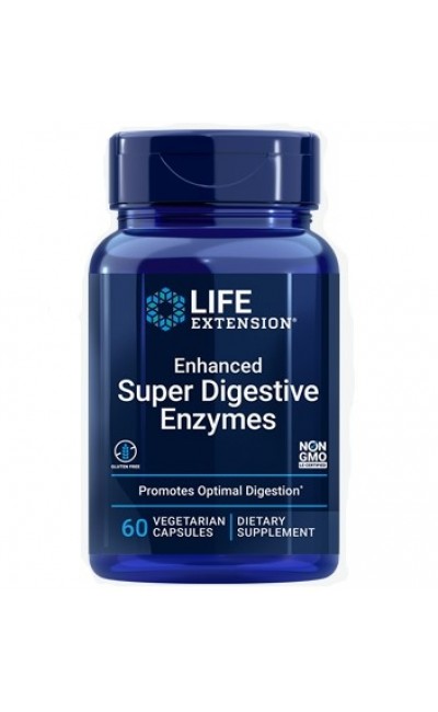 Super Digestive Enzymes 60 Veg Capsules LIFE Extension - Life Extension